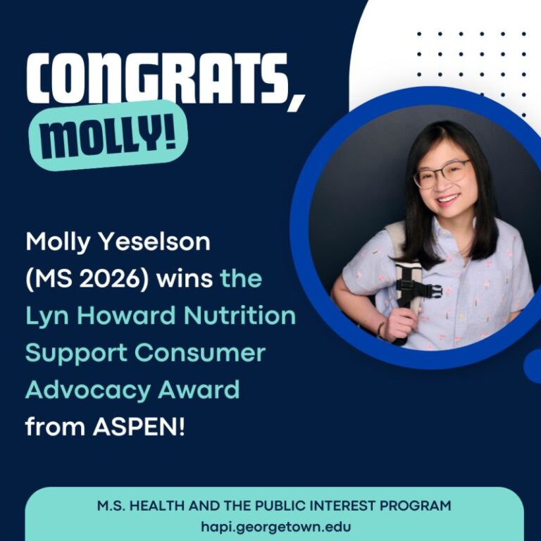HAPI Student Wins Lyn Howard Nutrition Award from ASPEN! | Health and the Public Interest ...